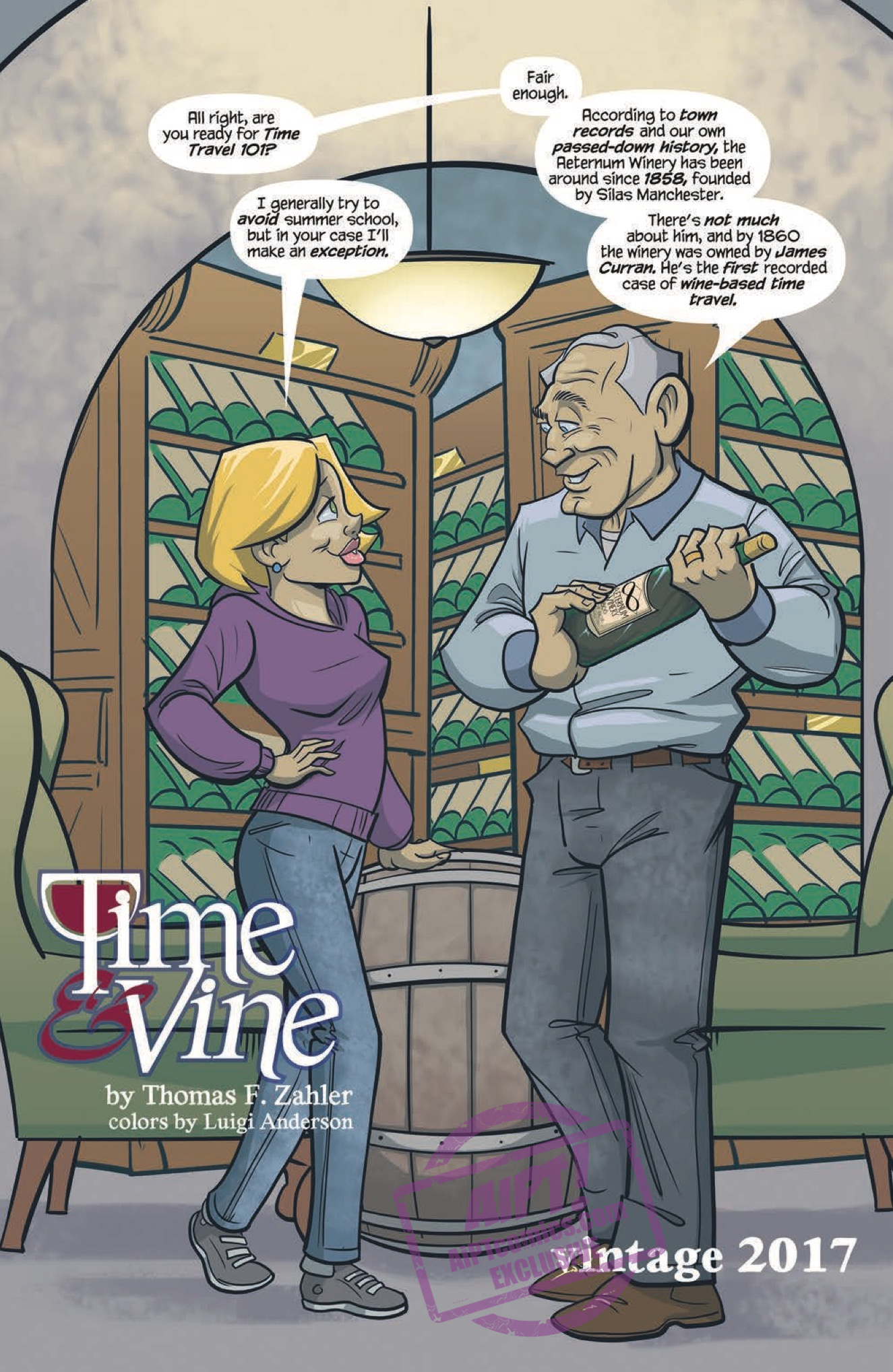 [EXCLUSIVE] IDW Preview: Time & Vine #2 • AIPT