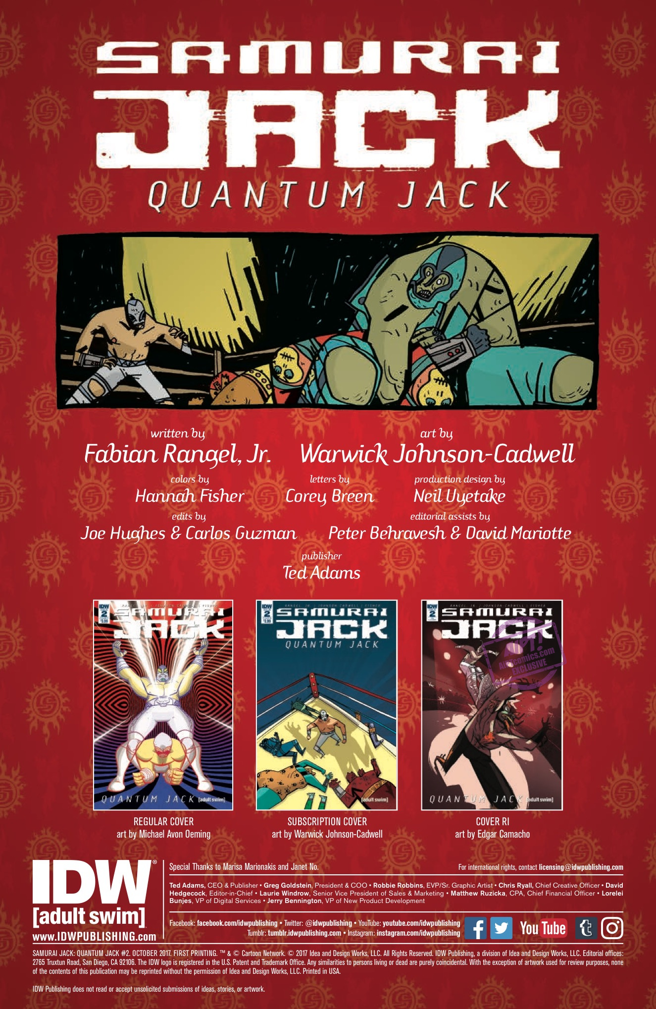 [EXCLUSIVE] IDW Preview: Samurai Jack: Quantum Jack #2 • AIPT