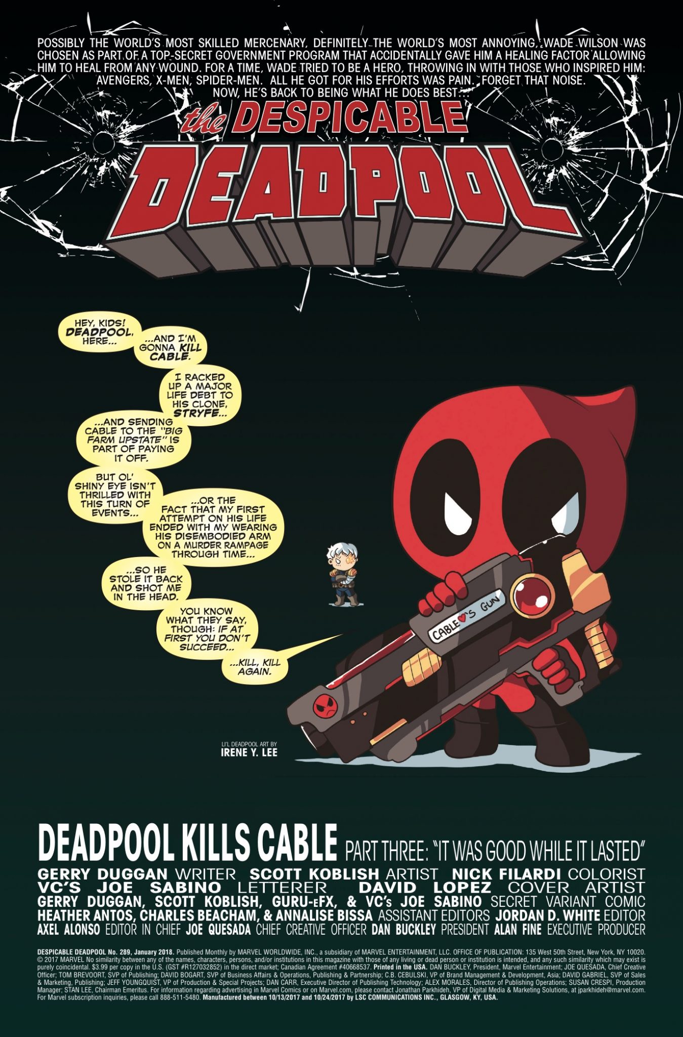 Marvel Preview: Despicable Deadpool #289 • AIPT
