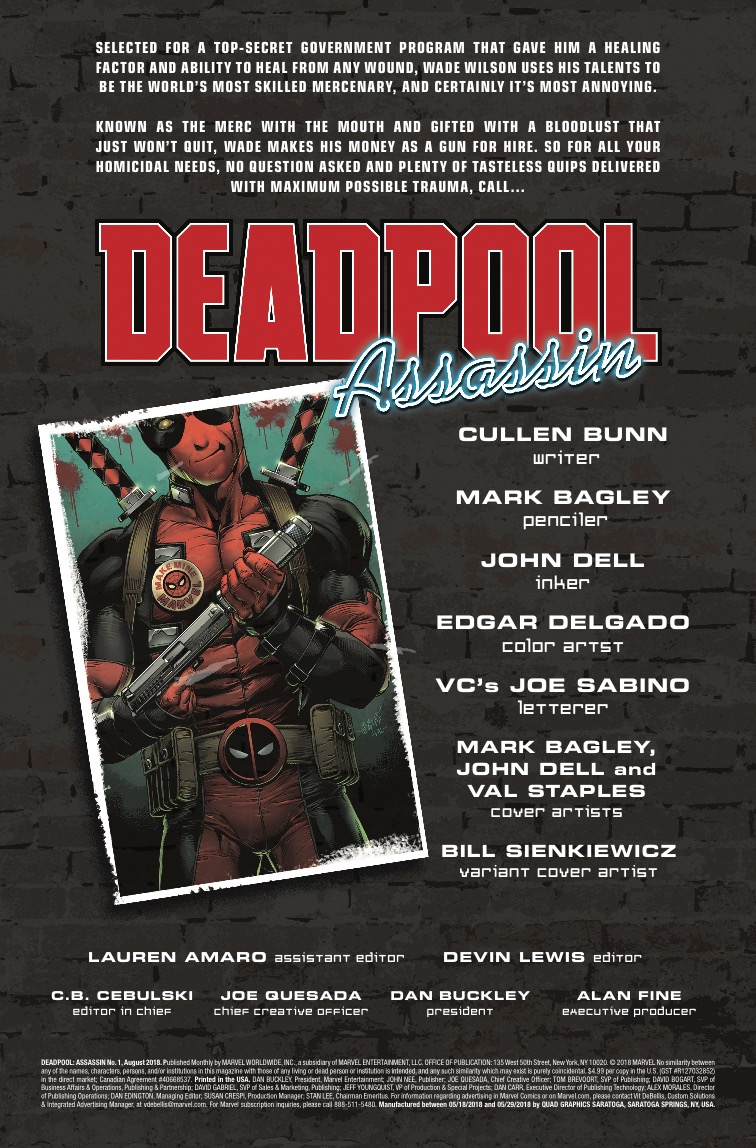 Deadpool: Assassin #1 review: A real 'fresh start' fans will love • AIPT
