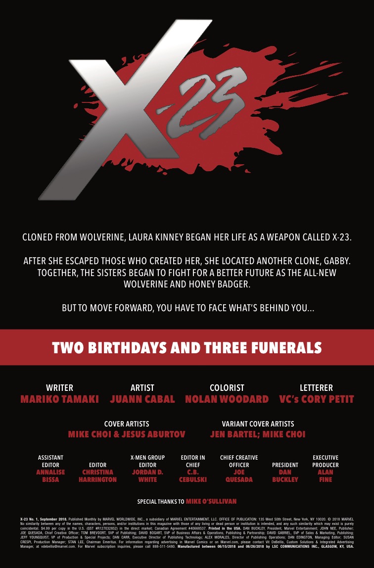 Marvel Preview: X-23 #1 • AIPT