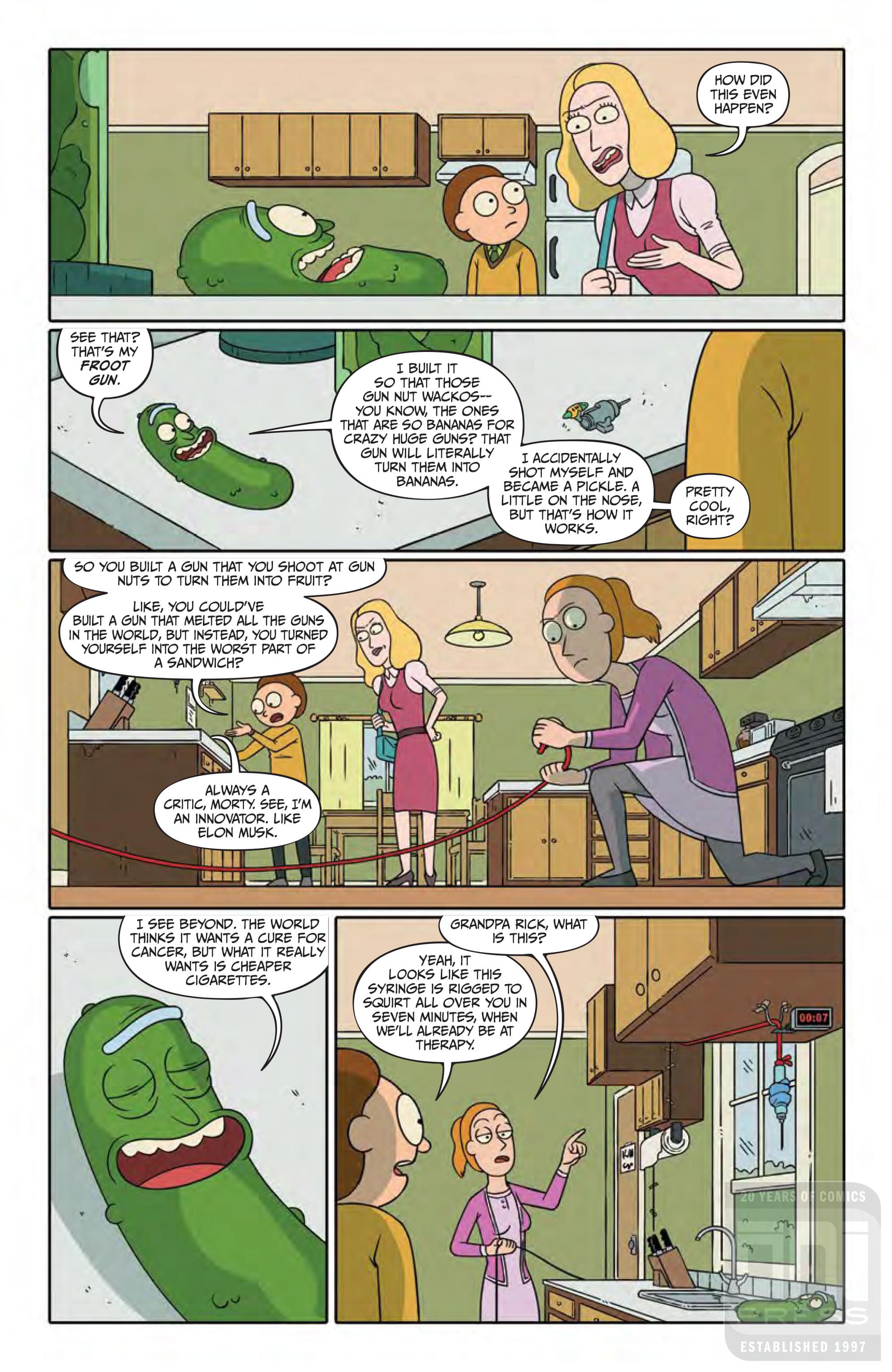 Oni Preview: Rick and Morty Presents: Pickle Rick #1 • AIPT