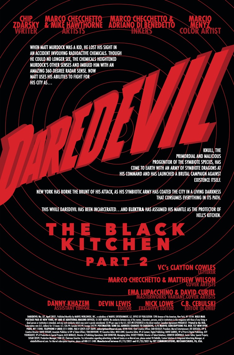 Marvel Preview: Daredevil #27 • AIPT