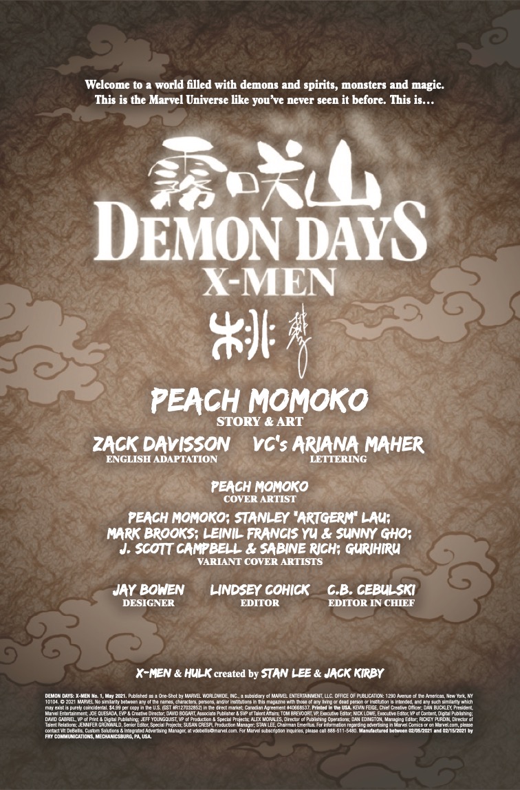 Marvel Preview: Demon Days: X-Men #1 • AIPT