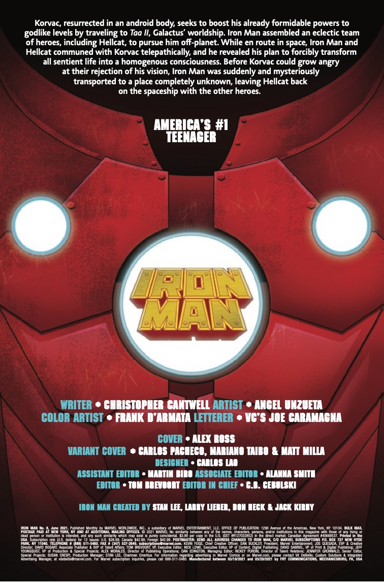 Marvel Preview: Iron Man #8 • AIPT