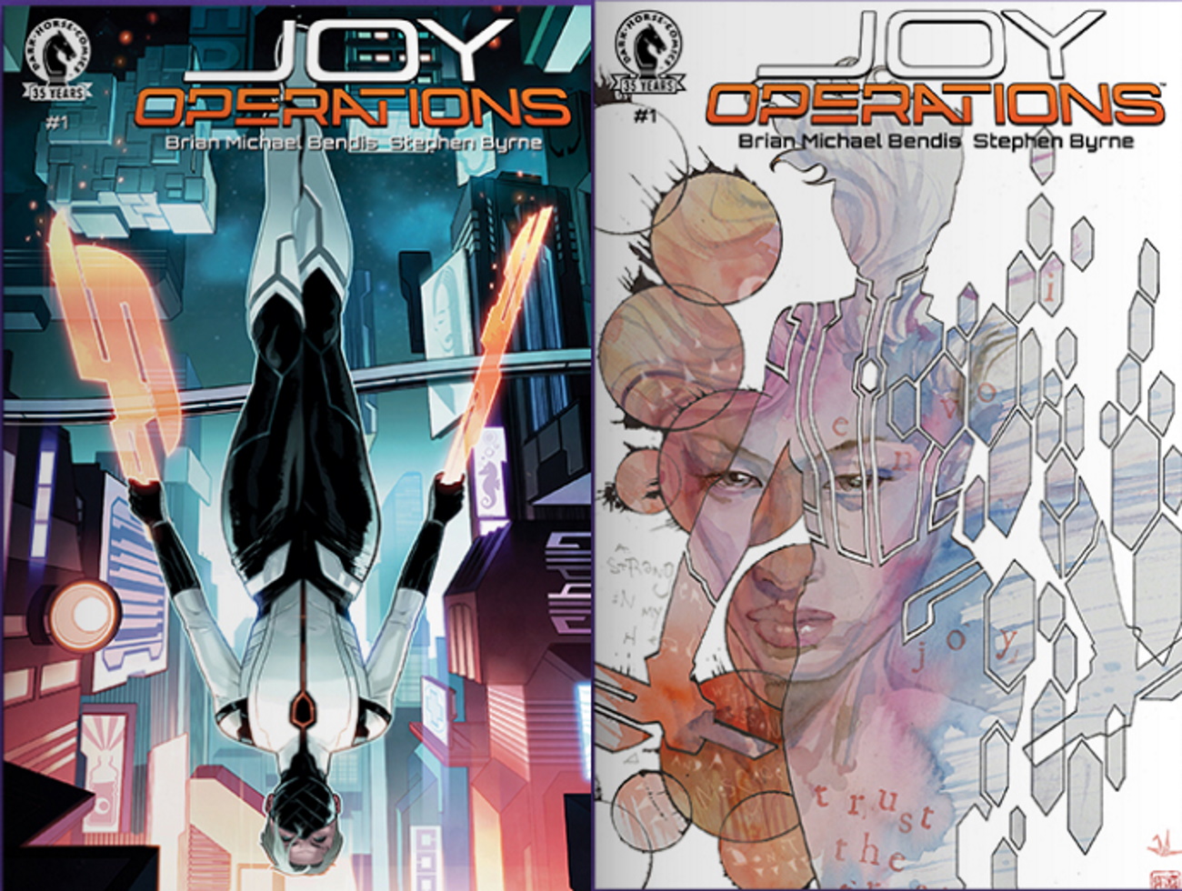 Stephen Byrne on building the sci-fi world of 'Joy Operations' with Brian Michael Bendis • AIPT