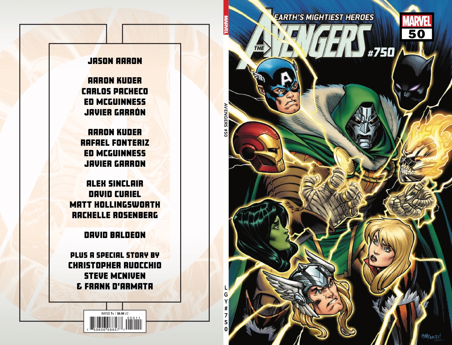 Marvel Preview: The Avengers #50 • AIPT