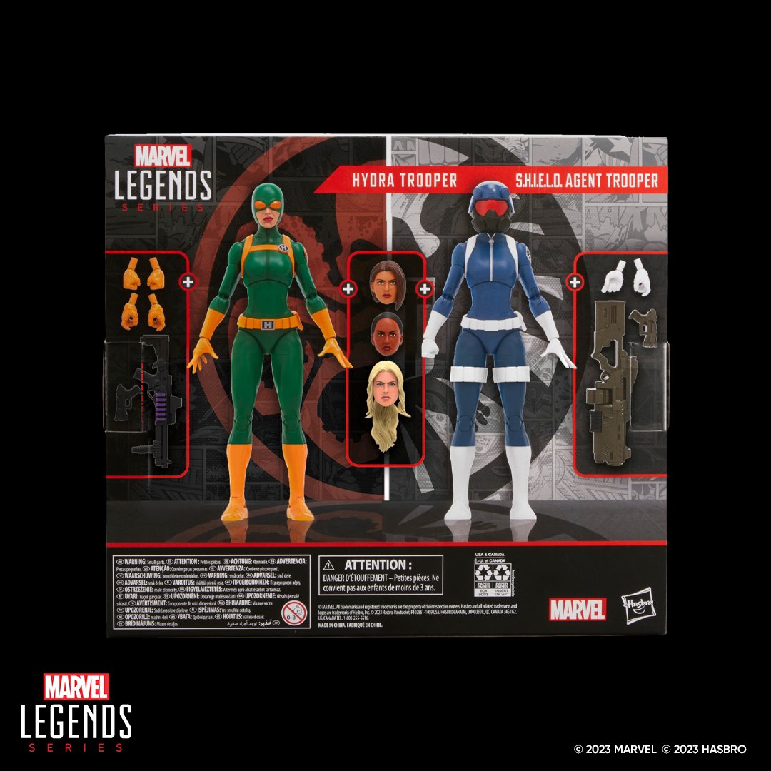 Marvel Legends: S.H.I.E.L.D. Agent and Hydra Trooper 2-pack revealed • AIPT