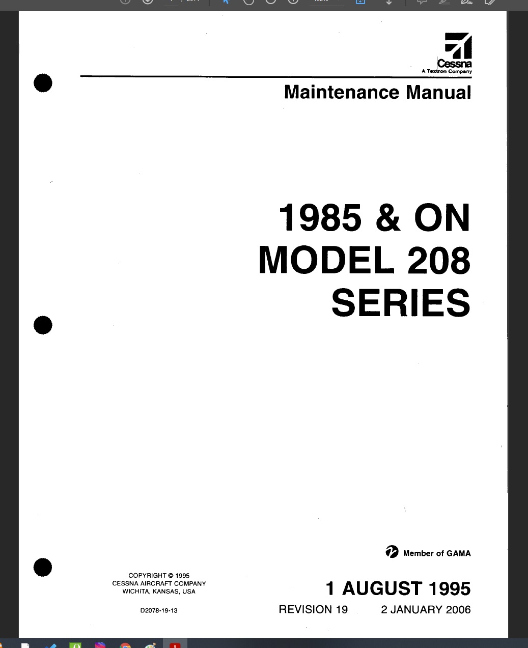 Cessna 208 Caravan Aircraft Maintenance Manual (AMM) Download - Air 2 ...