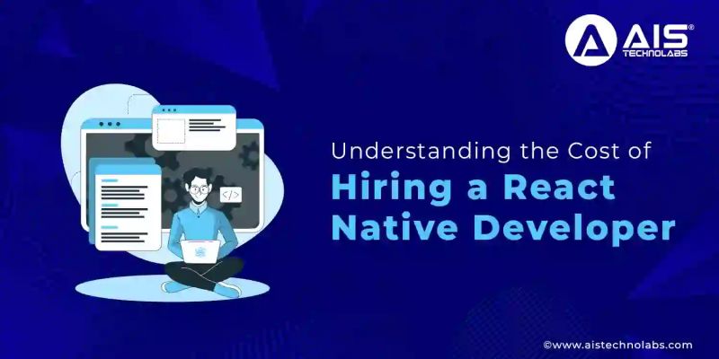 Cost Of Hiring A React Native Developer - Abstract Illustration Collection - High Resolution Quality