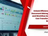 Document Management And Workflow Solutions Top 6 Boosters