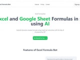 Excel Formula Bot Info Pricing Guides Ai Tool Pros