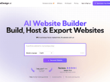 Codedesign Ai Generate Export And Host Your Websites With Ai Ai