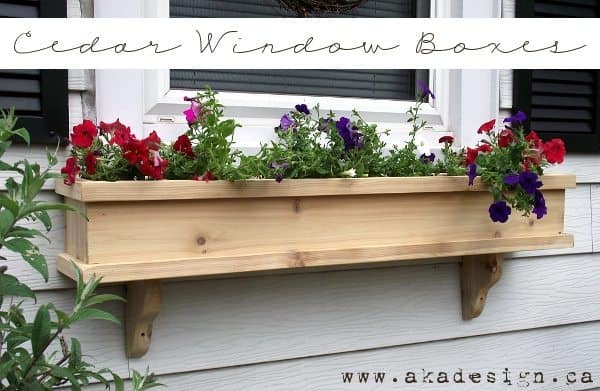 Build DIY Cedar window flower box plans PDF Plans Wooden trestle dining ...