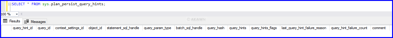 SQL Server 2017 sys.plan_persist_query_hints – AKAWN