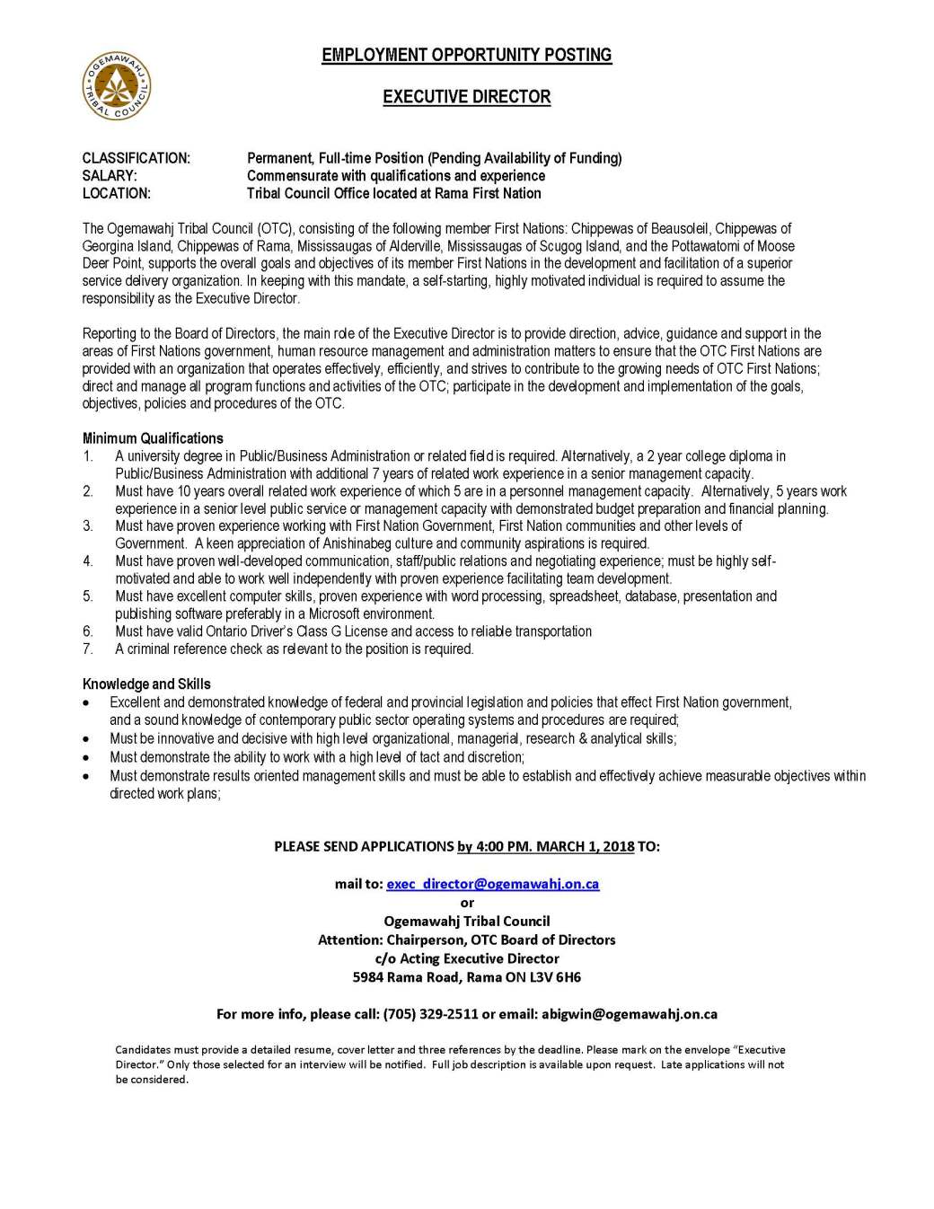 External Job Posting Executive Director OTC external-job-posting-executive-director-otc