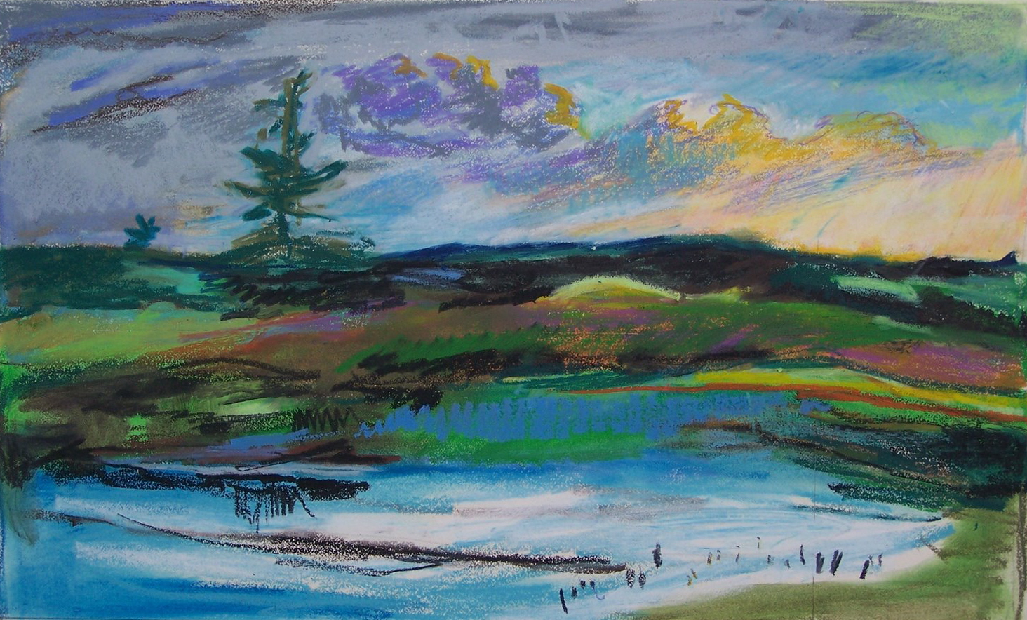 Drawing a Peaceful Sky – Aletha Kuschan's Weblog