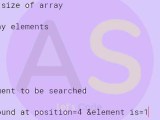 Class10 Icse Java Array Searching In Java Theory