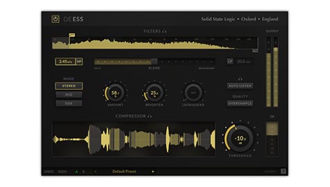 Solid State Logic Launches DeEss – ALIA
