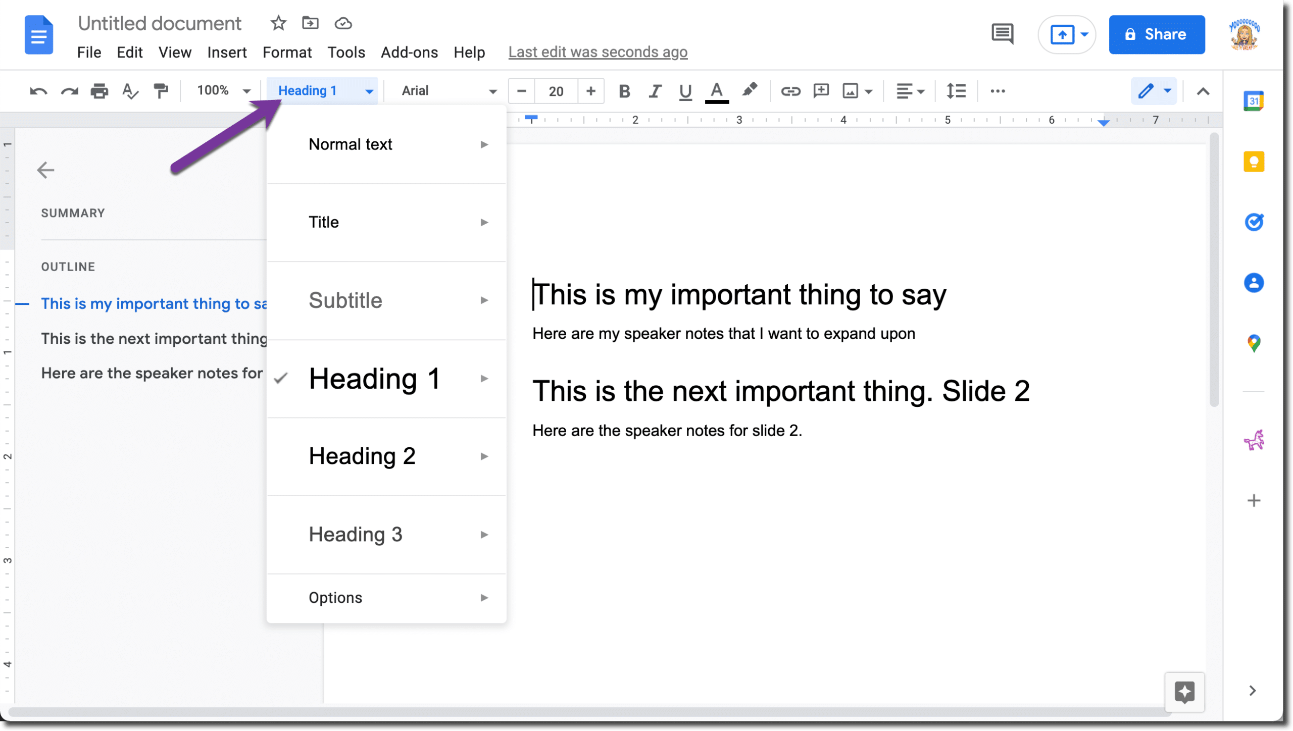 How to Create Slides from Google Docs - Teacher Tech