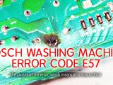 Bosch Washer Error Code E57 Causes How Fix Problem