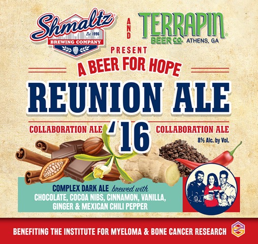 Shmaltz and Terrapin Collaborate for Reunion Ale `16—A Beer for Hope ...