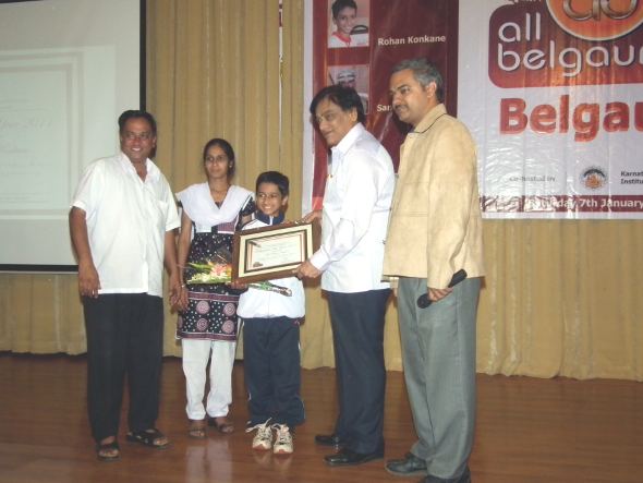 Sandeep Patil Rohan Konkane Become Belgaumite Of The Year 2011 - All ...