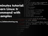 5 Minutes Tutorial Learn Linux Tr Command With Examples All About