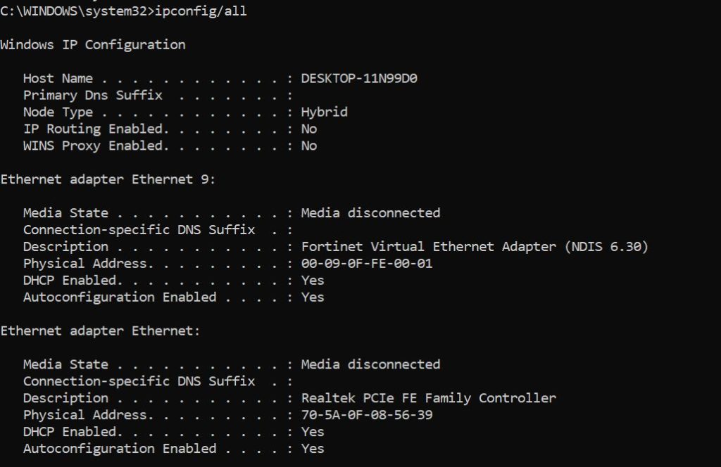 Quick Tutorial: How to use IPConfig on Windows – All About Testing