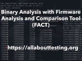Binary Analysis Fact All About Testing