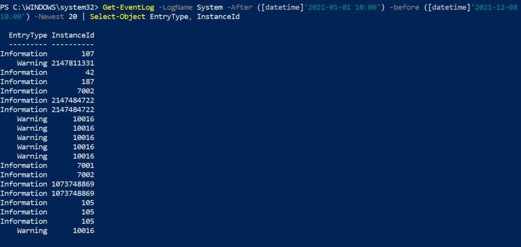 How To Review Logs Using Windows Powershell All About Testing