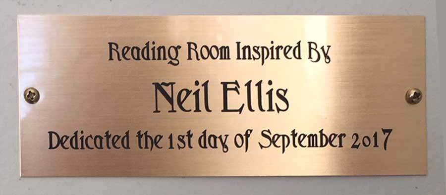 DrHGuy & Duchess Install Neil Ellis Reading Room Dedication Plaque ...