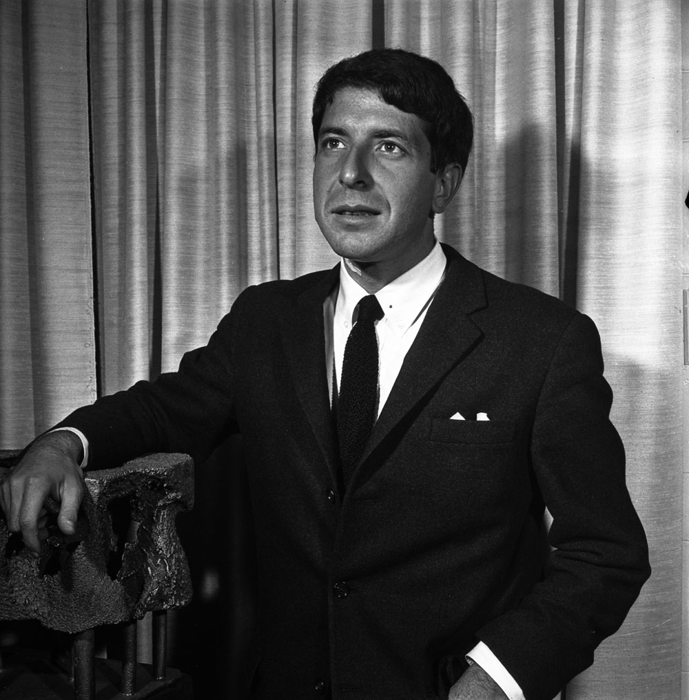 Photos: An Especially Clean-Cut Leonard Cohen Beside One Of His ...