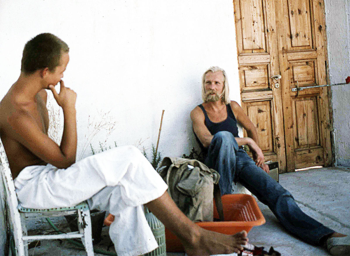 Photo: Marianne's Son, Axel Joachim Jensen, With Bjorn Saastad, Hydra ...