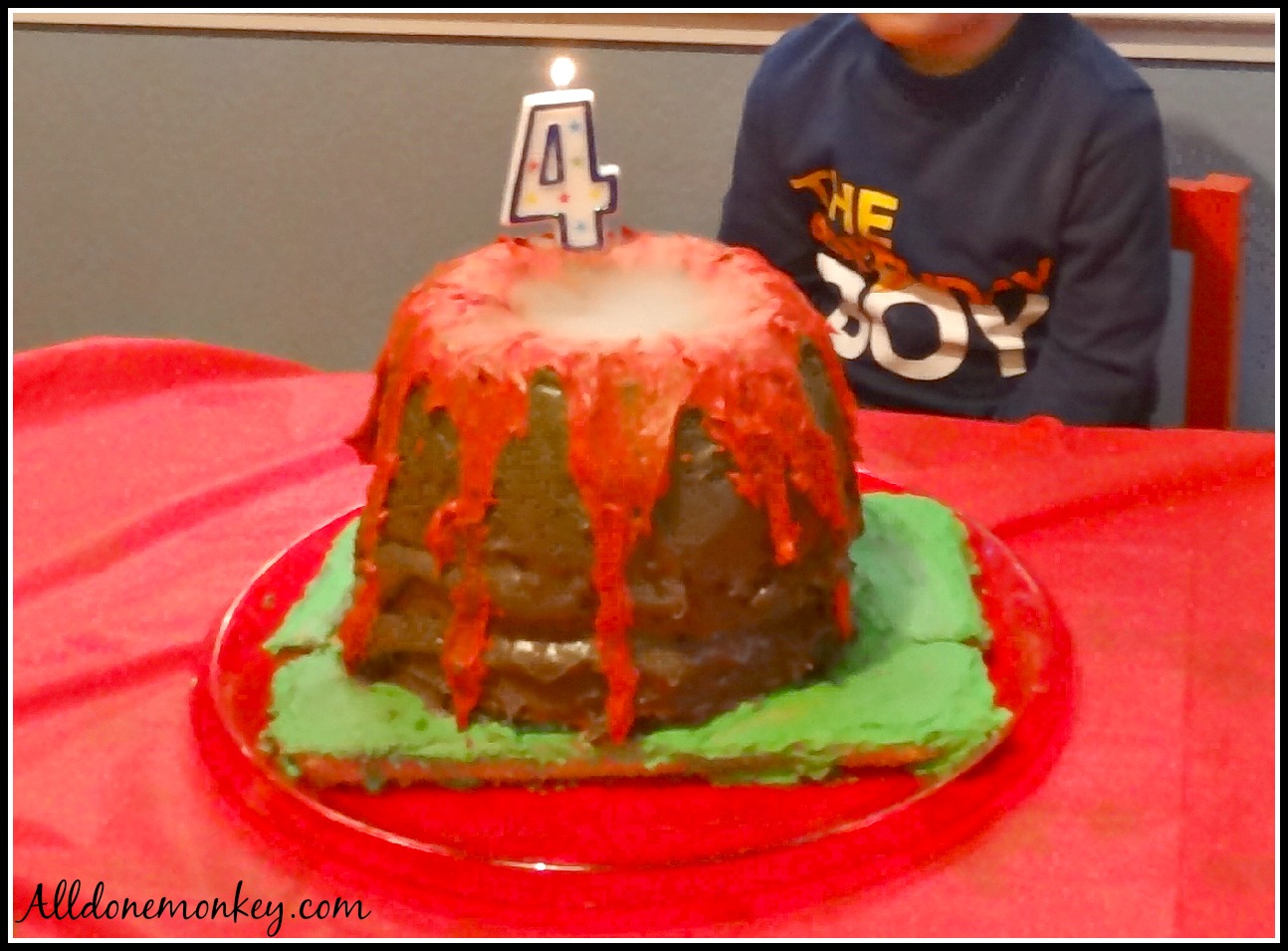 Volcano Birthday Party - All Done Monkey