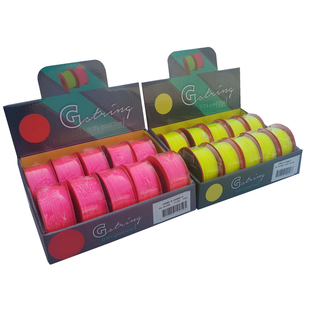 G String 8-100MFP Brick Layer's Fluro Pink 100m String Line Roll ...