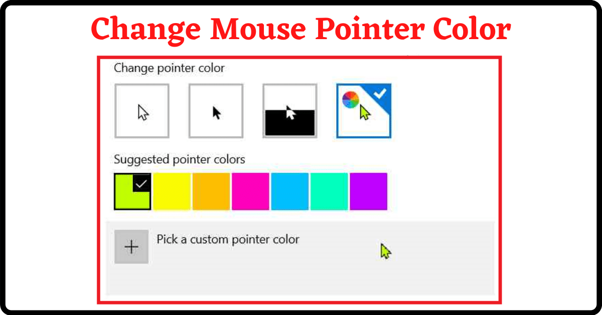 How To Change Mouse Pointer Color In Windows 10 AllTechQueries how-to-change-mouse-pointer-color-in-windows-10-alltechqueries