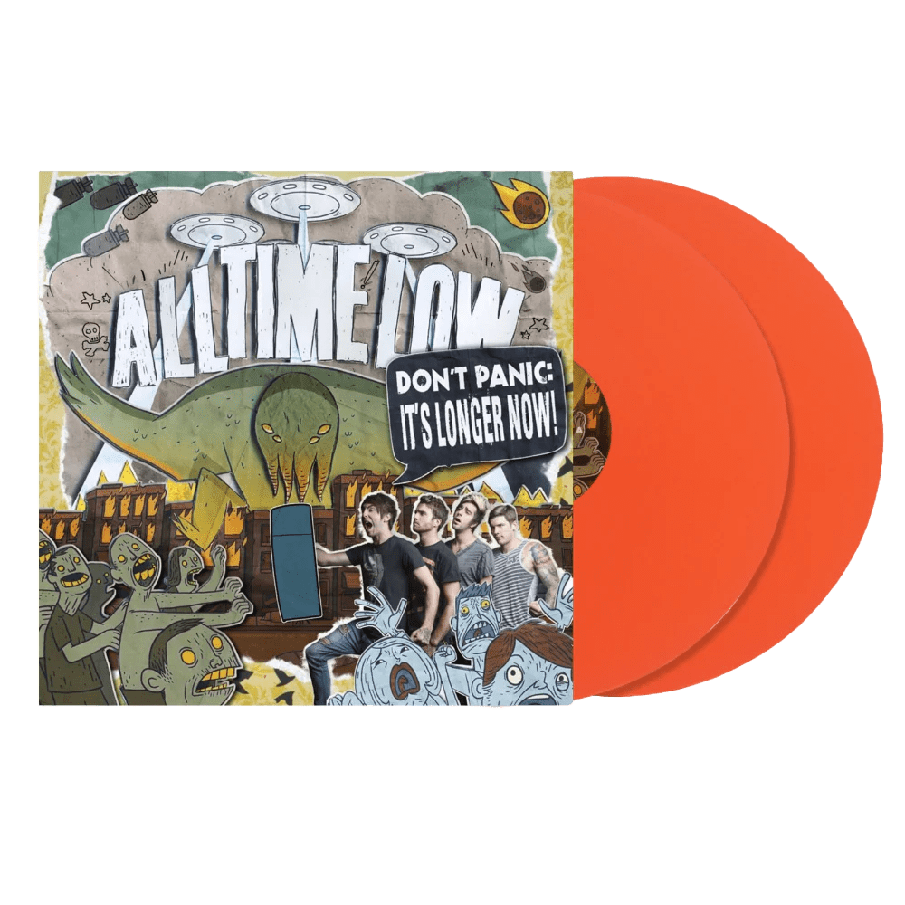 Don T Panic It S Longer Now Orange Lp All Time Low Official Store