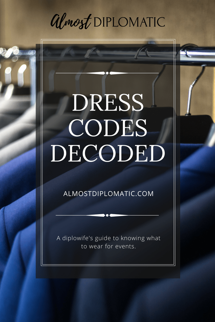 Diplomatic Incidents: Dress Codes in the Modern Age - Almost Diplomatic