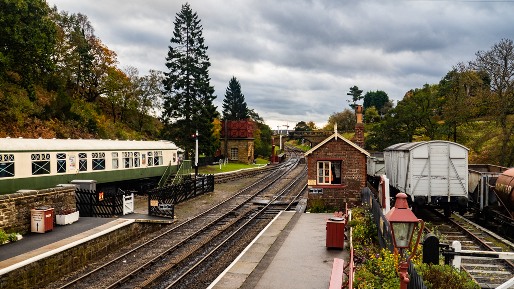 Harry Potter Filming Locations at Goathland Station, Yorks | Almost Ginger
