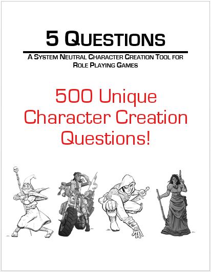 5 Questions for Character Creation | Alphastream