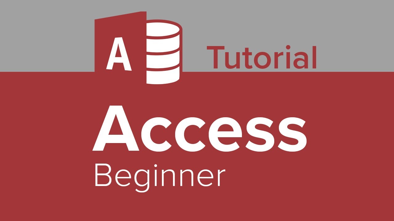 Access Beginner Tutorial (Part 1 of 4) - Amazing eLearning