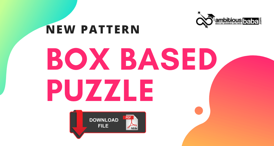 New Pattern Box Based Puzzle PDF