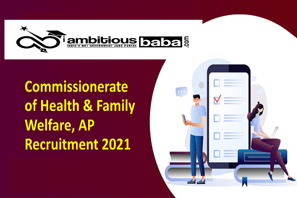 CFW AP Recruitment 2021 : 3393 Post for MLHP