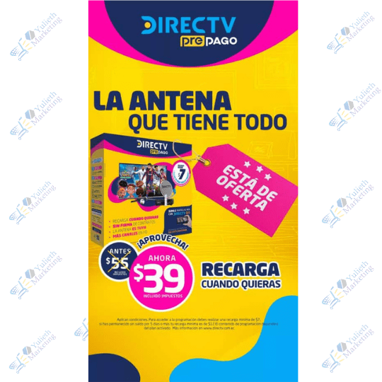 DIRECTV Kit Satelital Prepago - Tienda Amiga