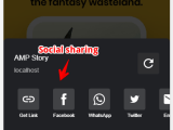 General Setting Of Amp Stories Amp Tutorials