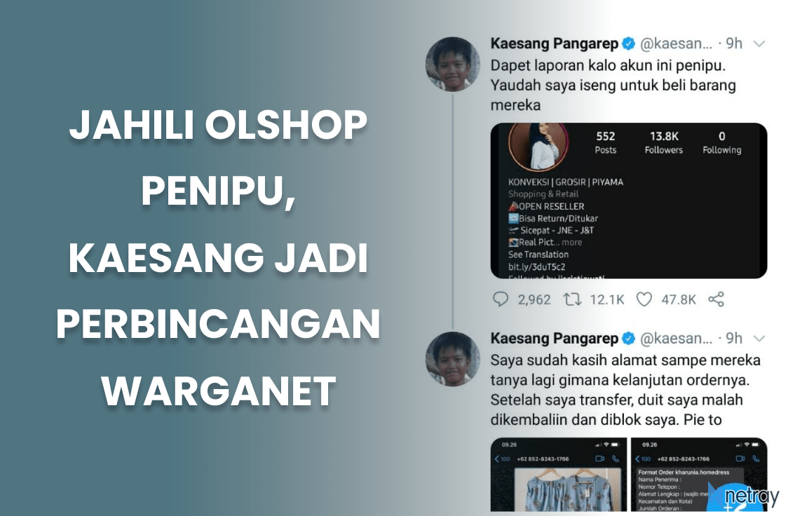 Jahili Olshop Penipu, Kaesang Jadi Perbincangan Warganet - Netray