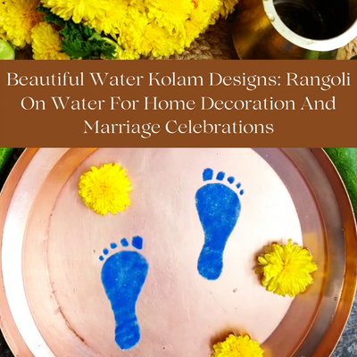Beautiful Water Kolam Designs: Rangoli On Water For Home Decoration And ...