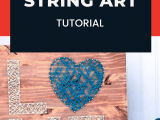 Free Template For L O V E Love String Art Project For Valentine S Day