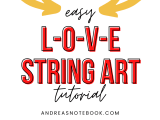 Free Template For L O V E Love String Art Project For Valentine S Day